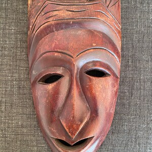 Large African Wooden Mask - Etsy