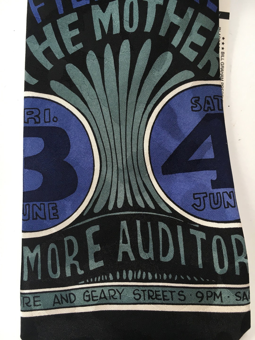 Bill Graham #9 Fillmore Quicksilver Tie - Etsy