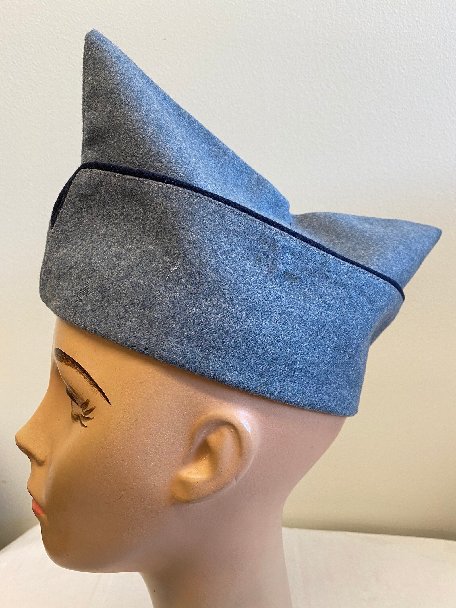 WWI French Army Cap. bonnet De Police Garrison Blue Hat | Etsy