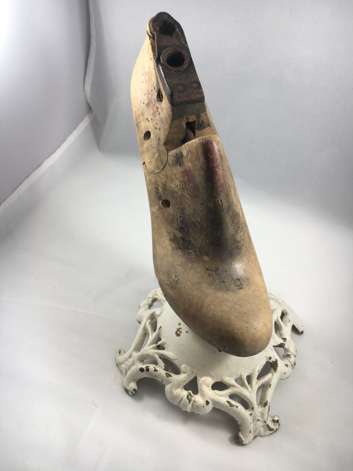 Vintage Shoe Cobbler Mold On Metal Base | Etsy