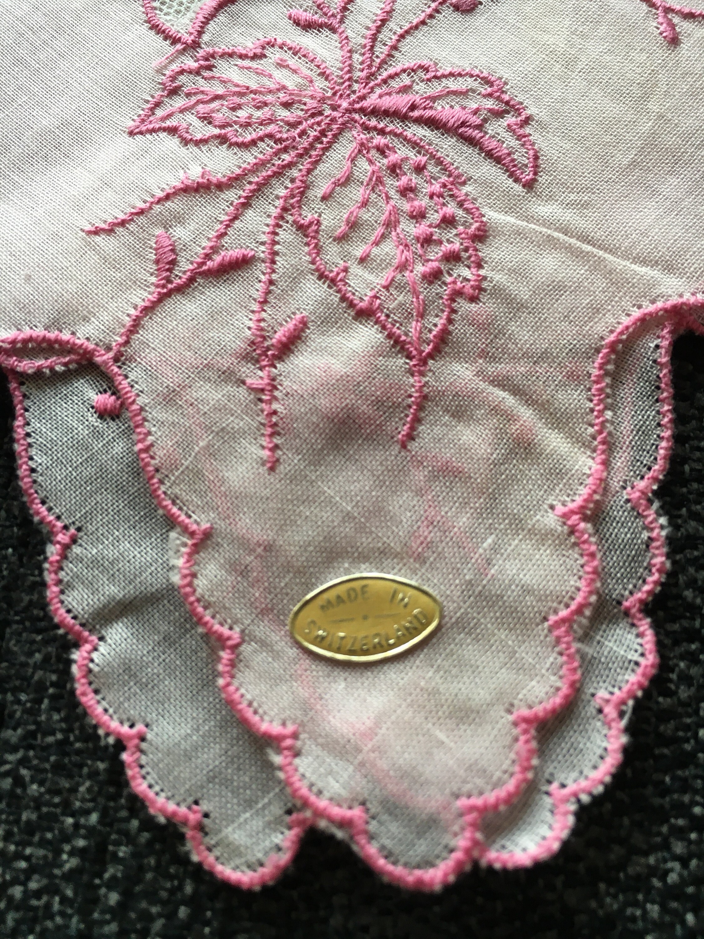 Linen handkerchiefs to crochet store