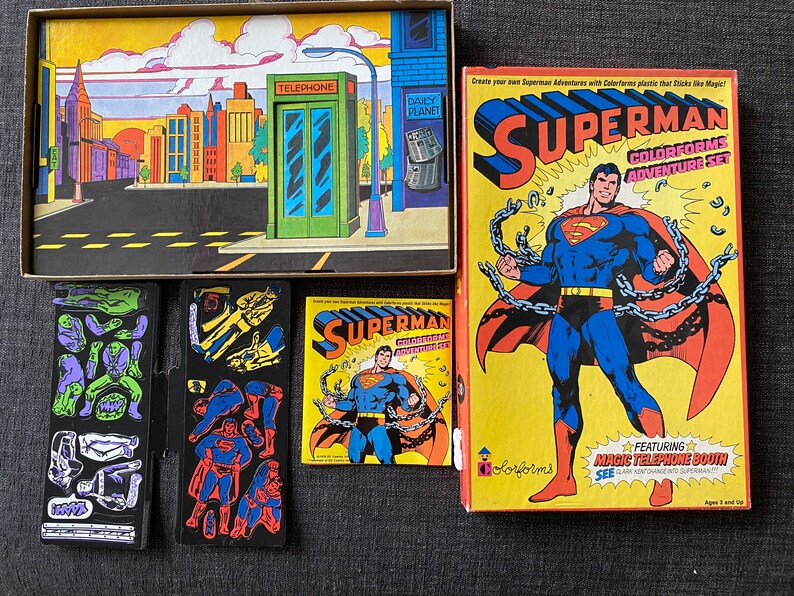 Hulk Spiderman Superman Colorforms Adventure Sets CHOICE - Etsy