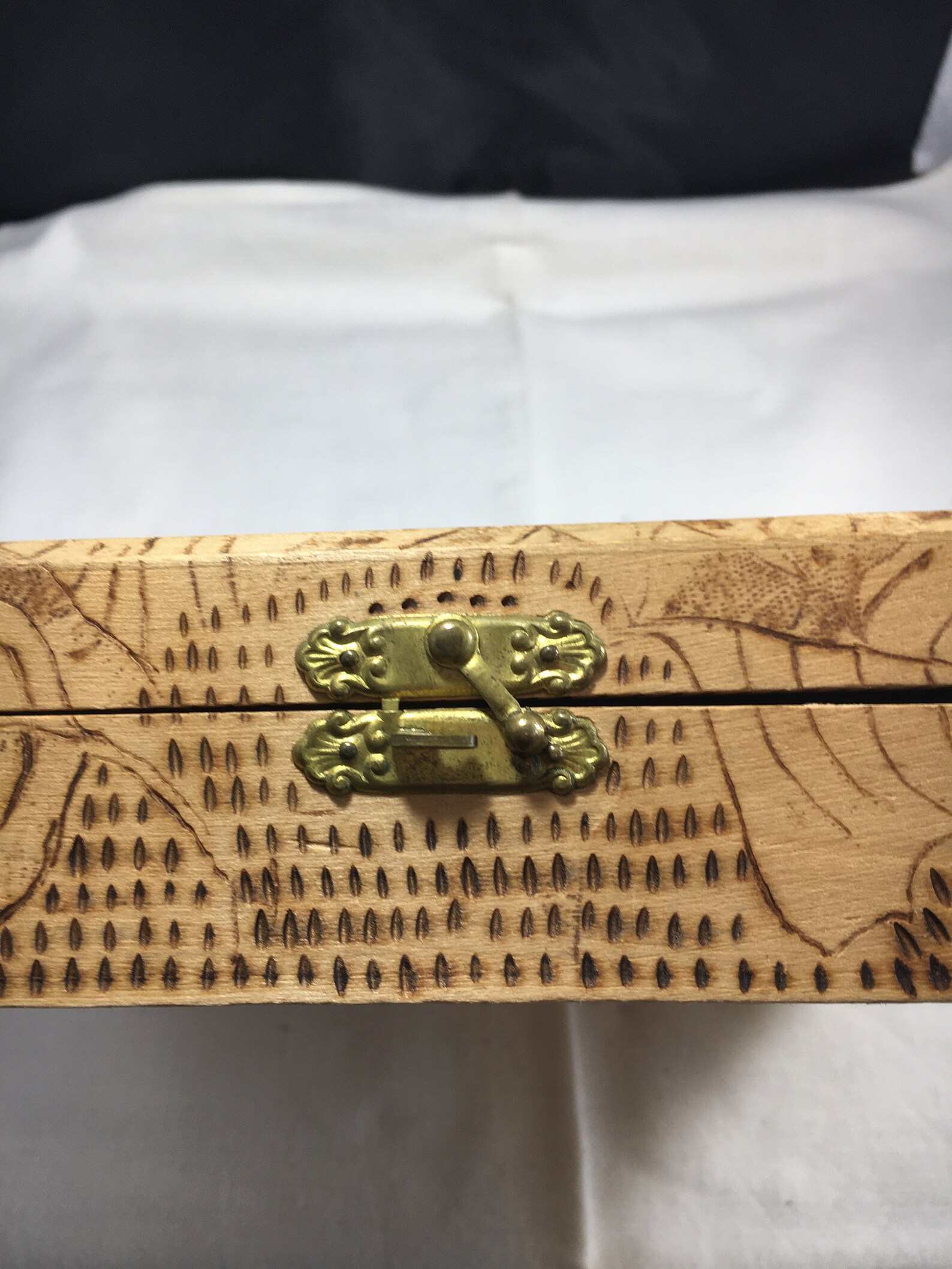 Pyrography Wood Box - Etsy