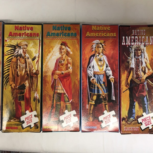 Native Americans Puzzles - Etsy
