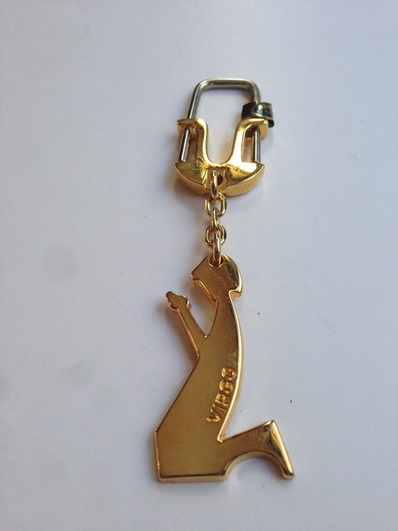 Virgo 1970's Key Chain - Gem