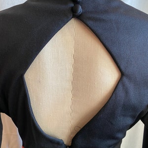 Black Keyhole Back Maxi Dress - Etsy