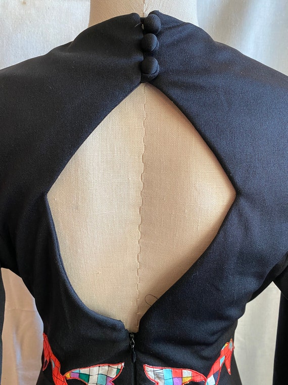 Black Keyhole Back Maxi Dress - Gem