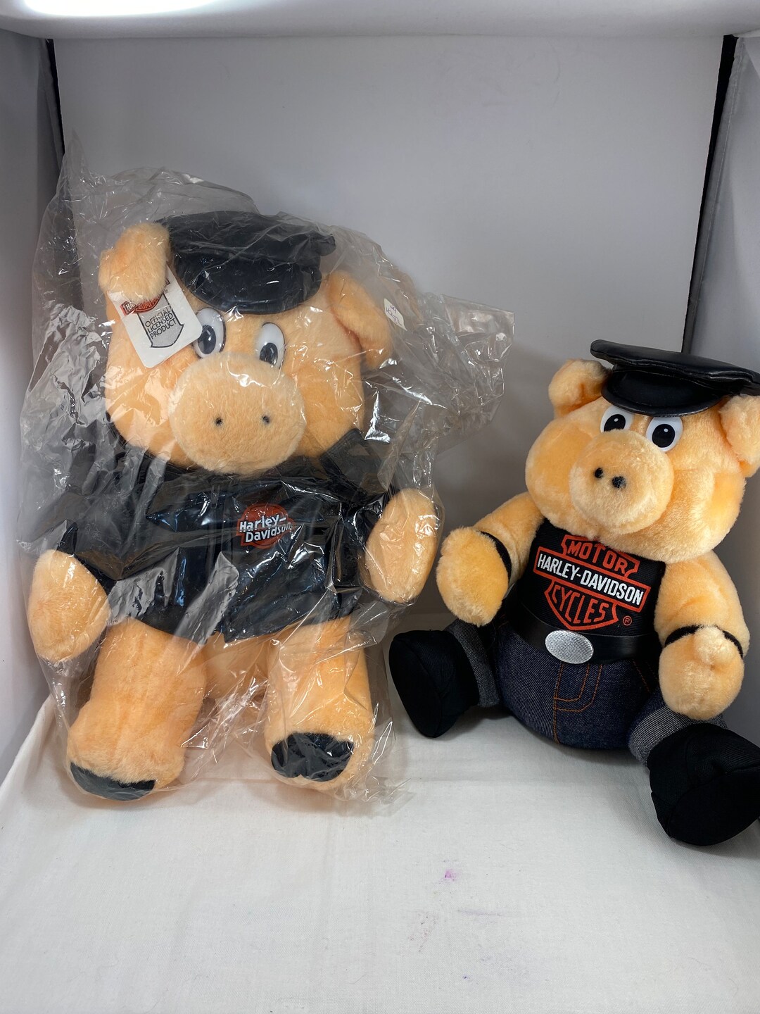 Motorcycle Plush Pig by Play by Play CHOICE - Etsy