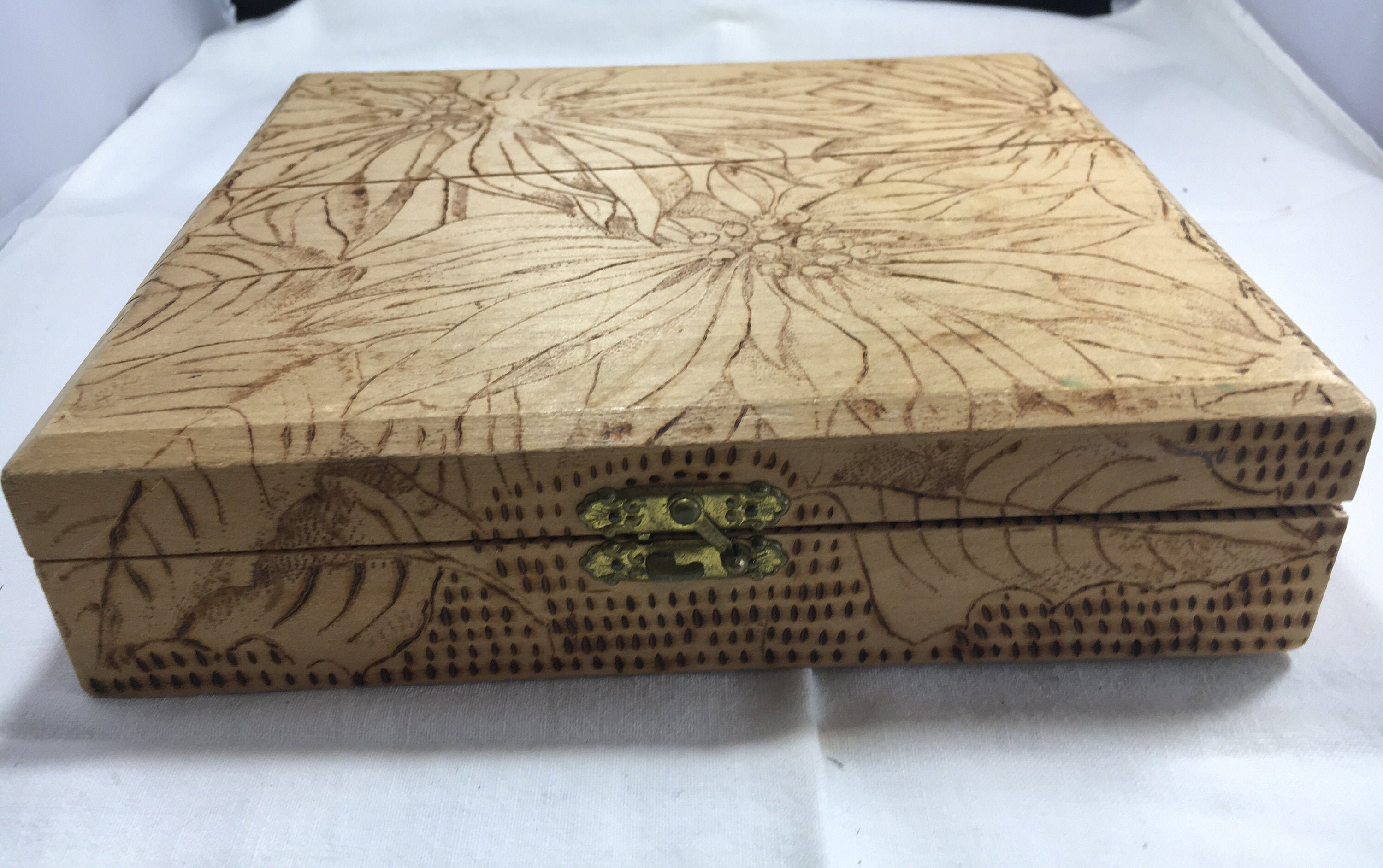 Pyrography Wood Box - Etsy