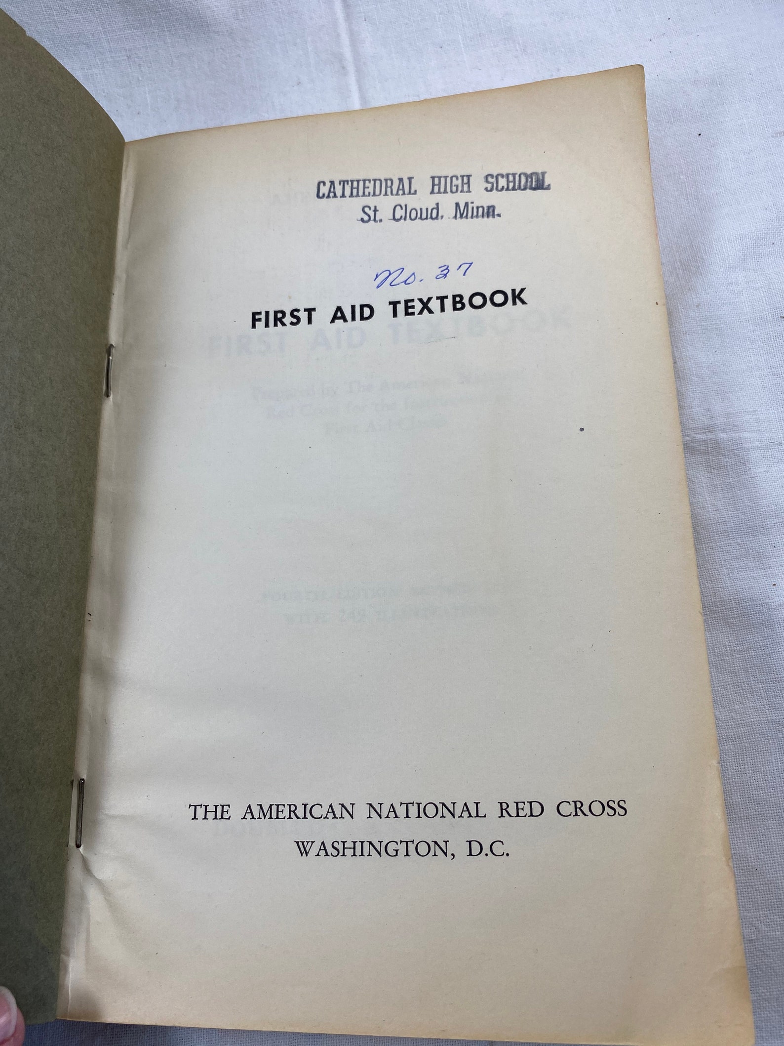 Red Cross First Aid Book 4th Edition 1957 - Etsy
