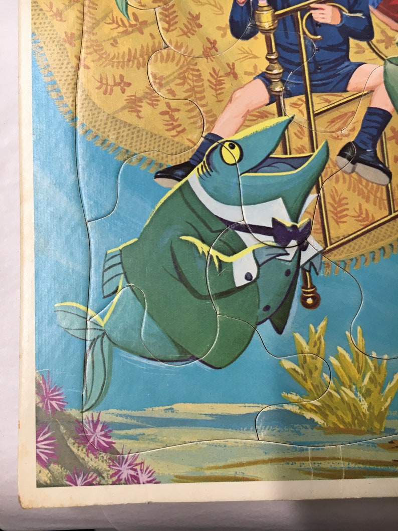 Bed Knobs and Broomsticks Frame Tray Puzzle - Etsy