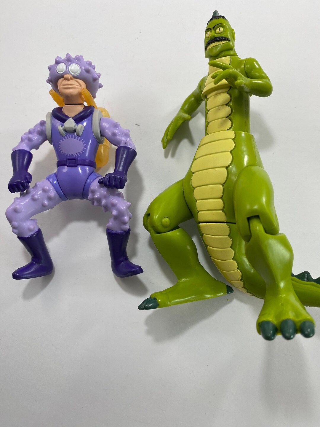 The Tick Growing Dinosaur Neil and Sewer Urchin Figures - Etsy