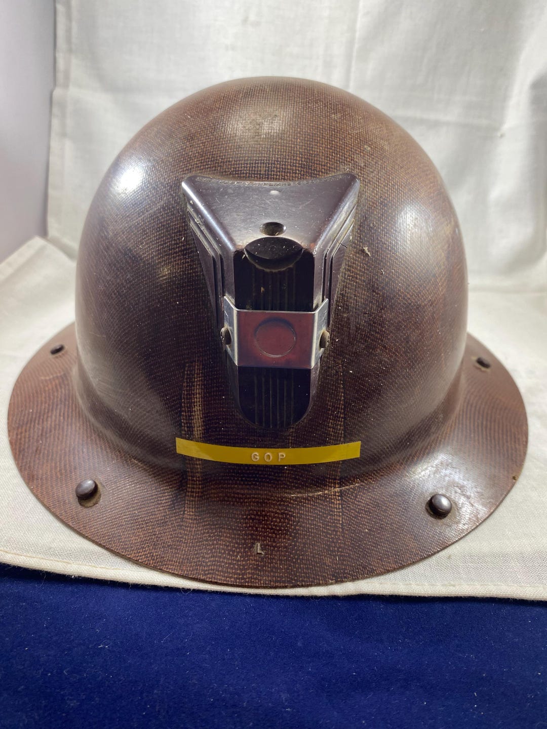 Miners Hard Hat Full Brim Fiberglass With Skull Gard - Etsy