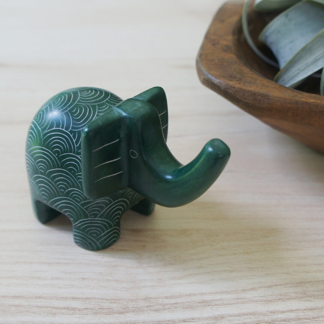 Handmade Stone Elephant, Home Decor, Decorative, Fair Trade, Artisan ...