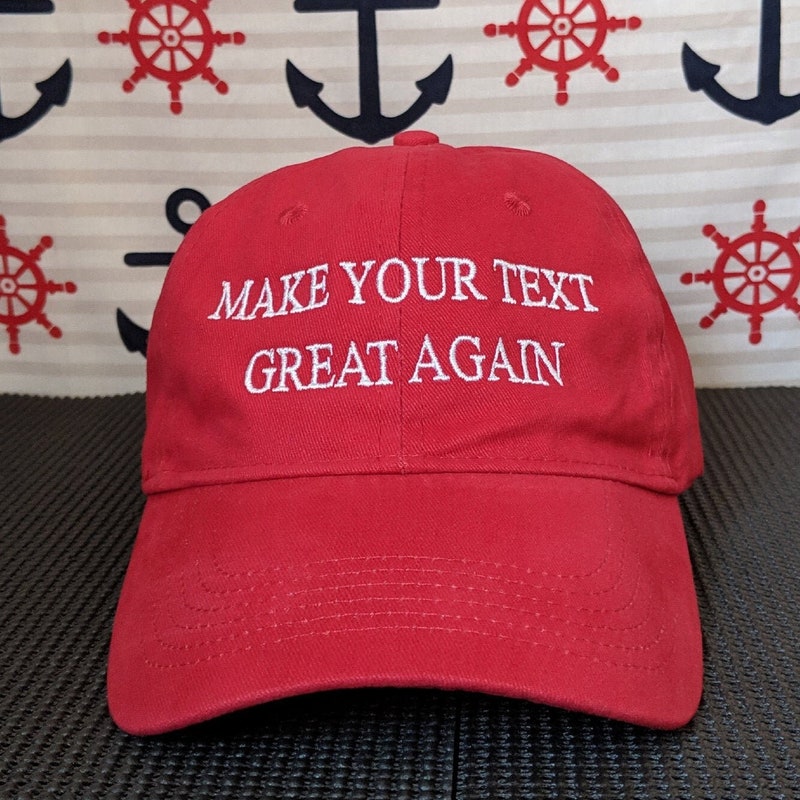 Upside Down Text Hat - Etsy