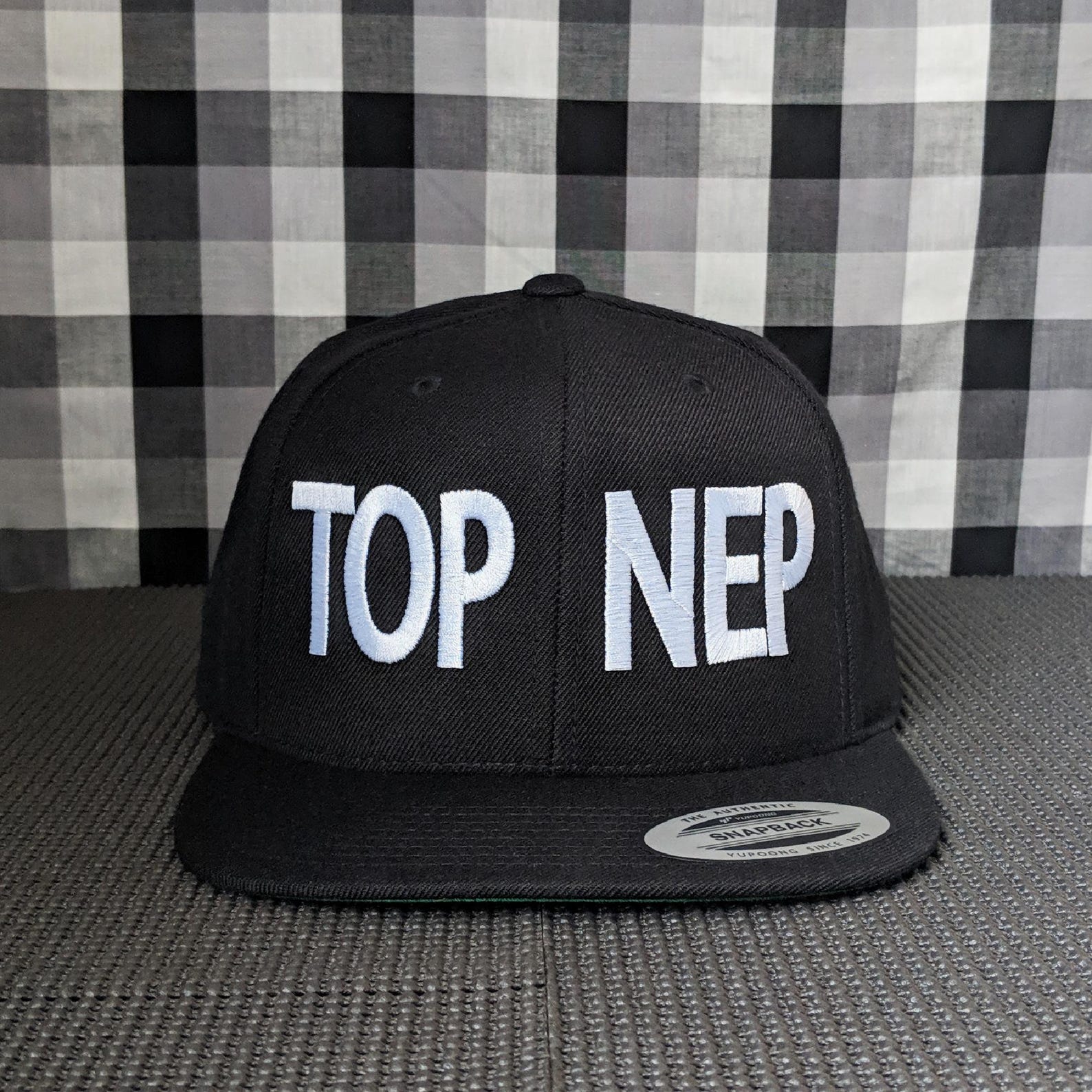 TOP NEP Embroidered Snapback Hat: Adjustable, Color Options - Etsy