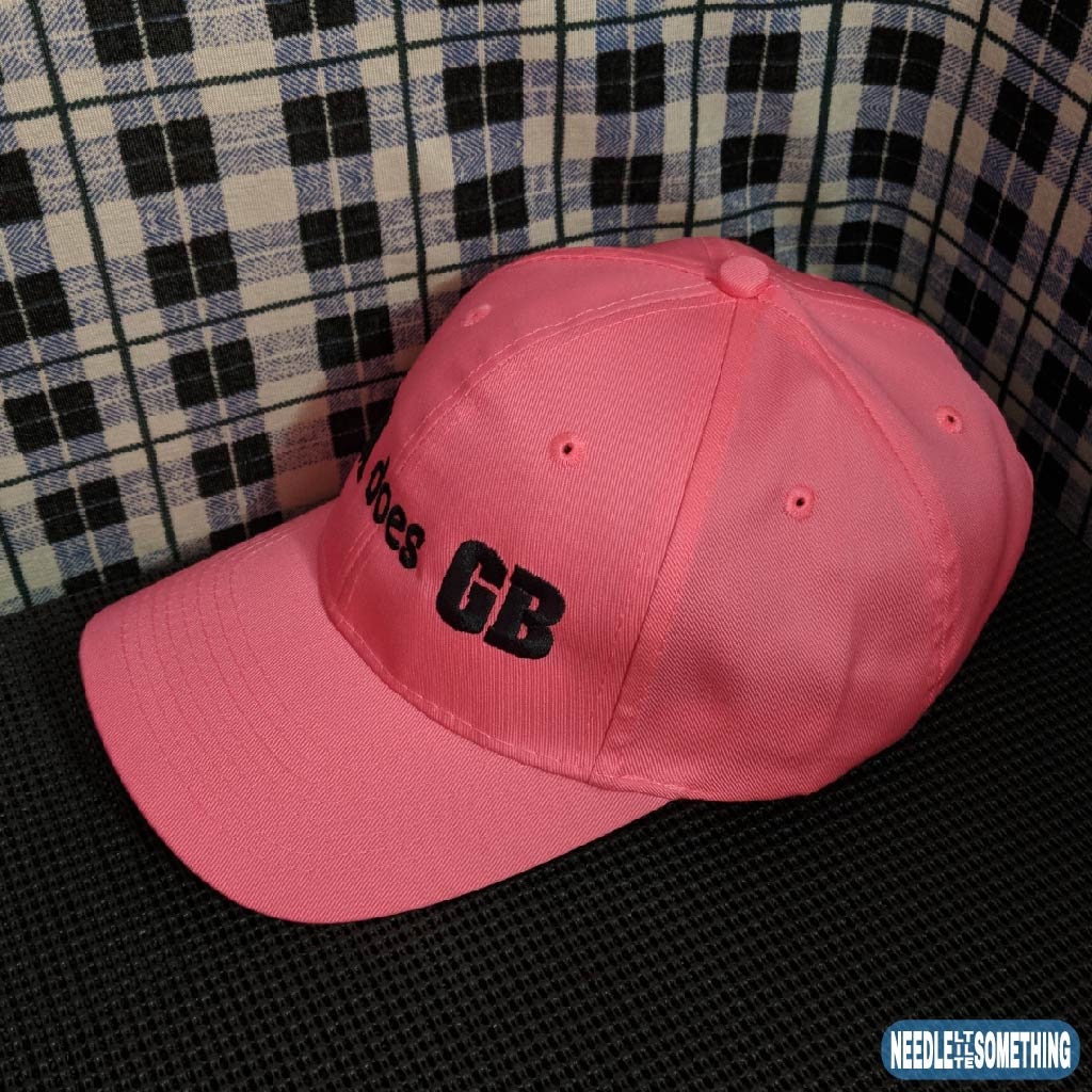 DM does GB Embroidered High Quality Neon Pink Hat/Cap