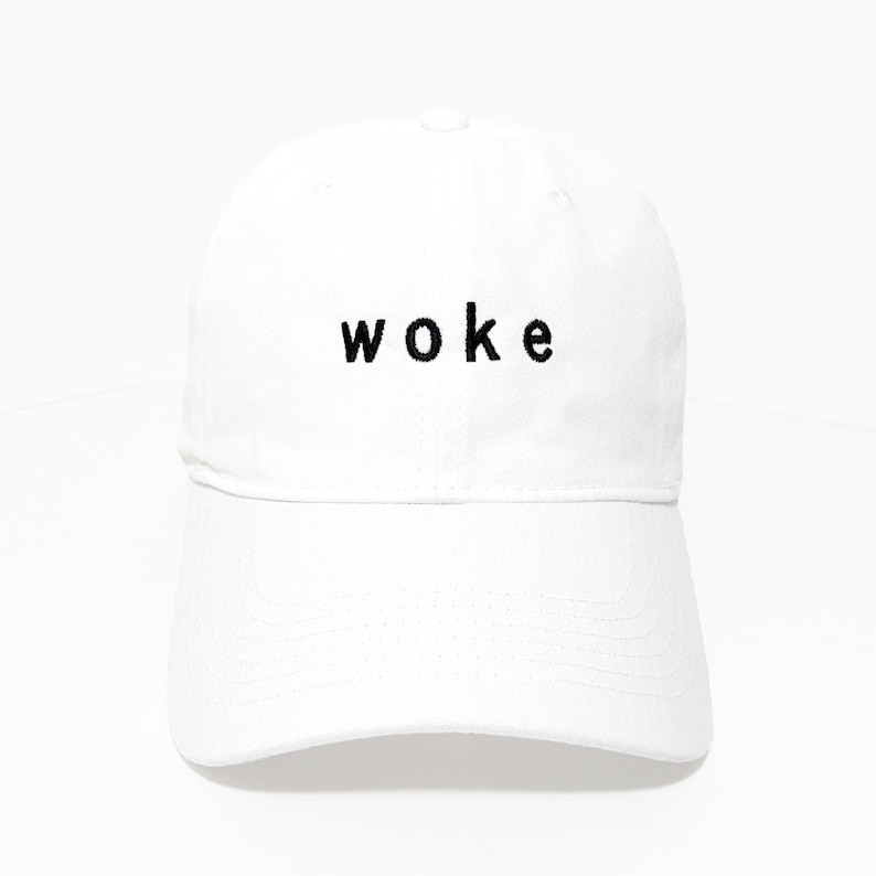 Woke Embroidered Dad Hat: Adjustable, Choose Your Colors - Etsy