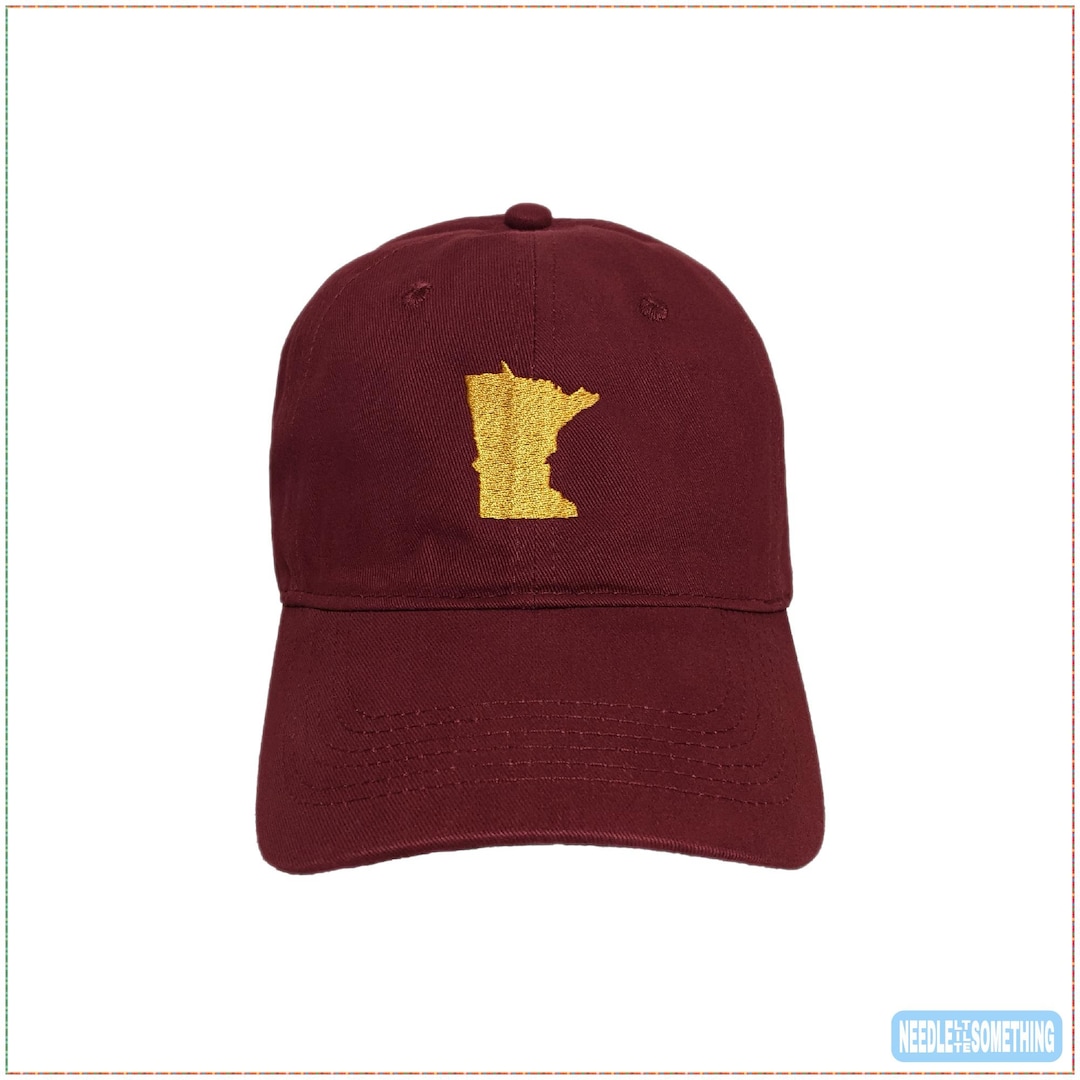 Minnesota State Custom Embroidered Adjustable High Quality Dad Hat ...