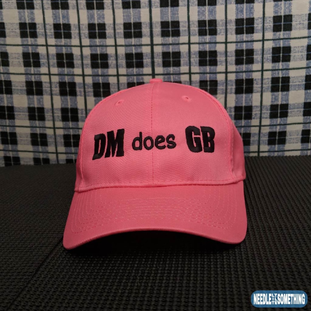 DM Does GB Embroidered High Quality Neon Pink Hat/cap - Etsy