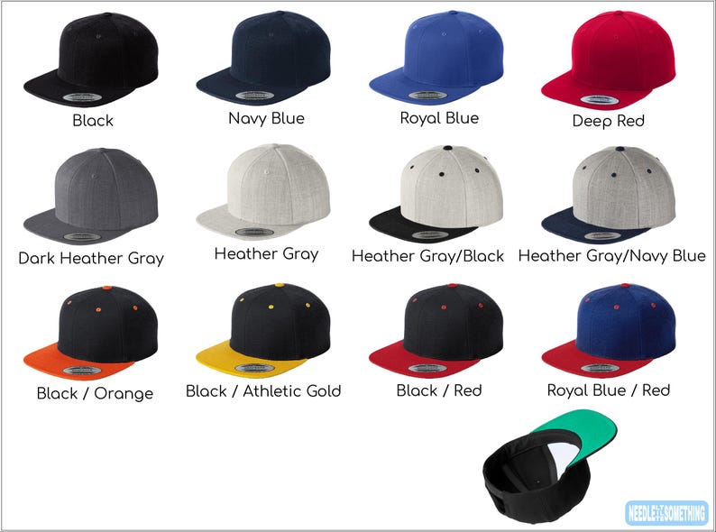 TOP NEP Embroidered Snapback Hat: Adjustable, Color Options - Etsy