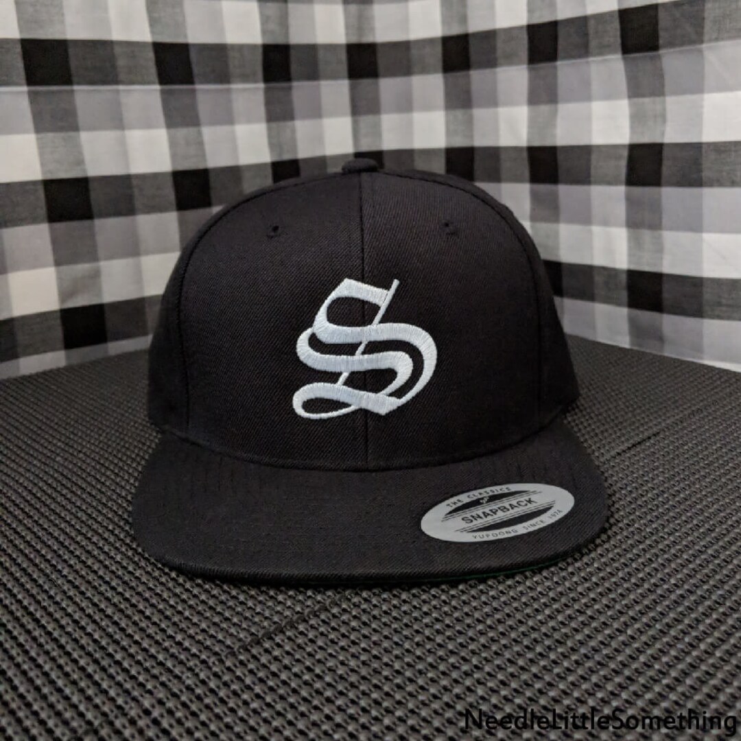 Choose Your Own Old English Letter/initials Embroidered Snapback Hat ...