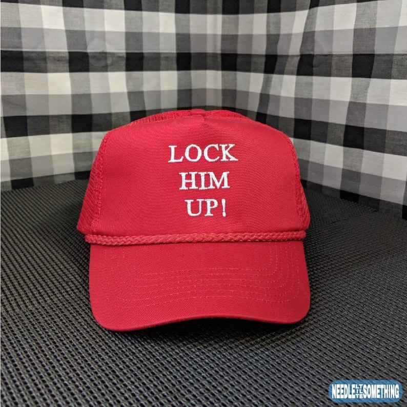Lock Him Up! Embroidered Classic Mesh-back Hat/cap - Etsy