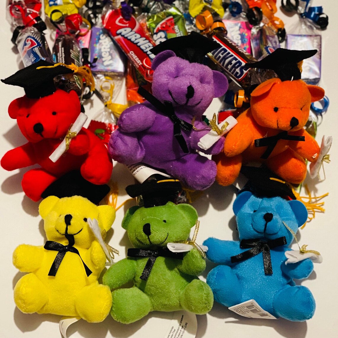 Colorful Graduation Bear Lei - Etsy
