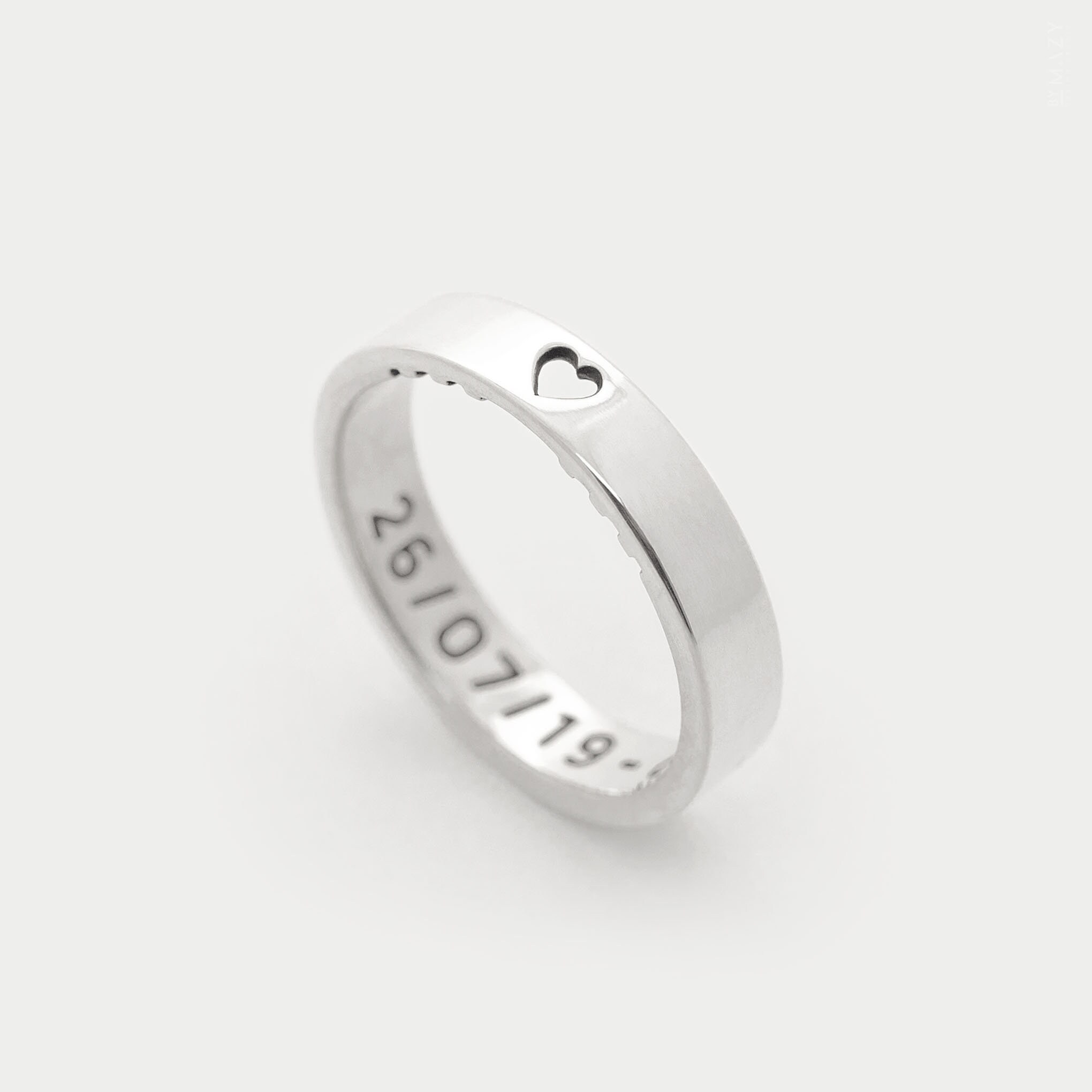 Personalized Promise Ring for Her Initial Ring Custom Letter - Etsy UK