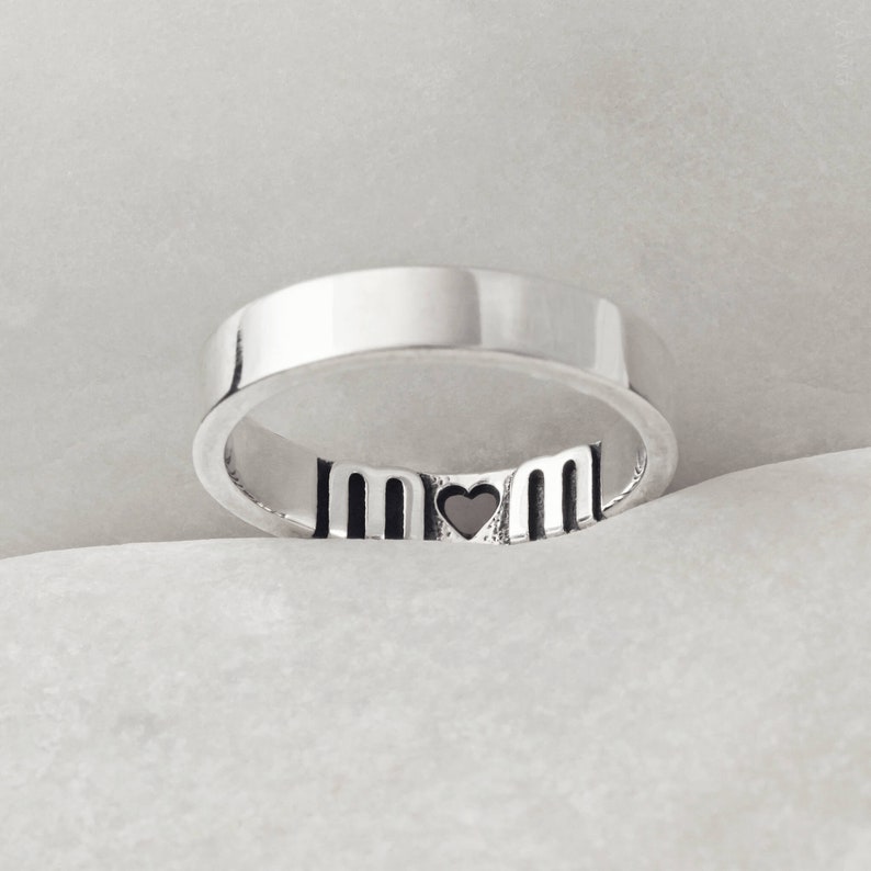 Personalized Promise Ring for Her Initial Ring Custom Letter - Etsy UK