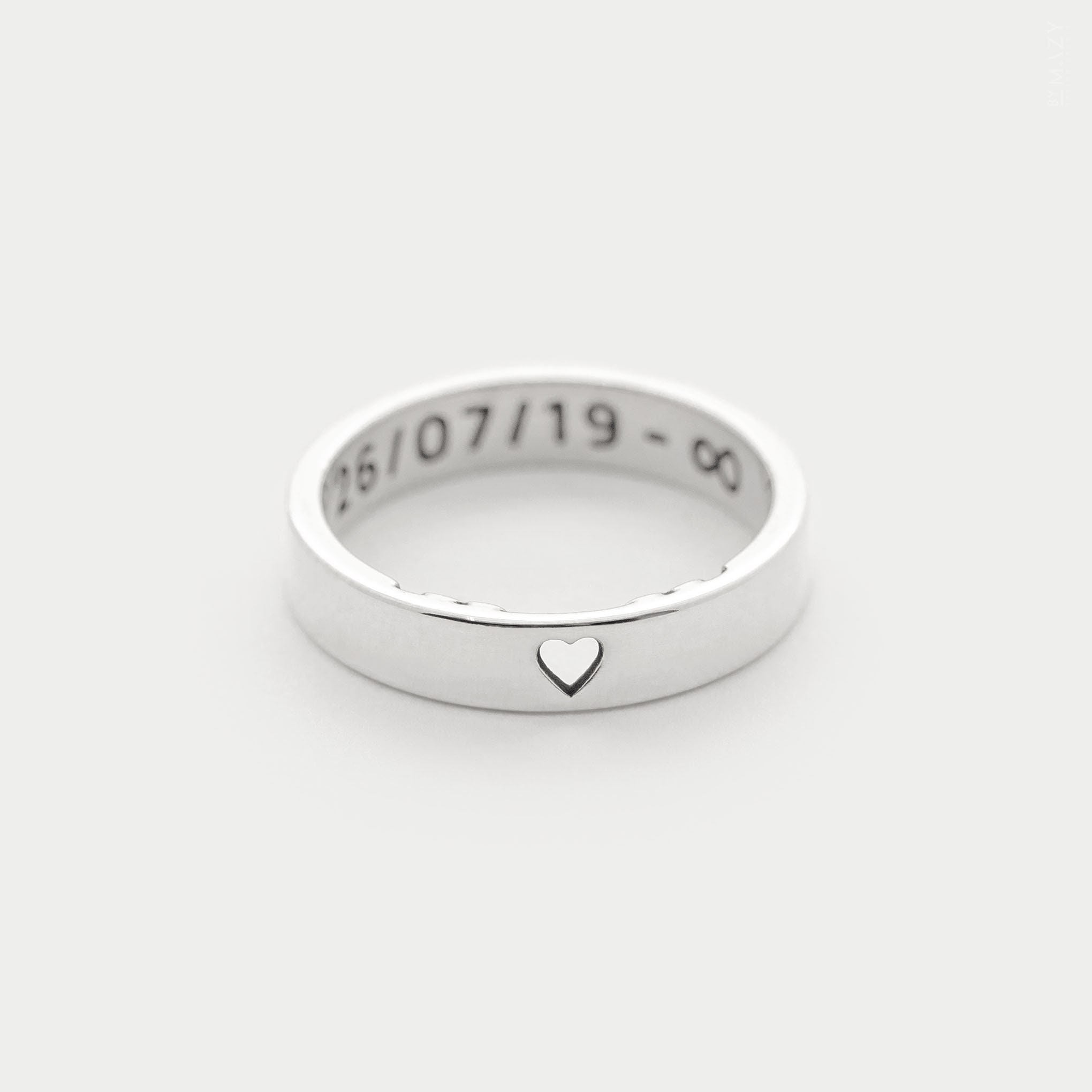 Personalized Promise Ring for Her Initial Ring Custom Letter - Etsy UK