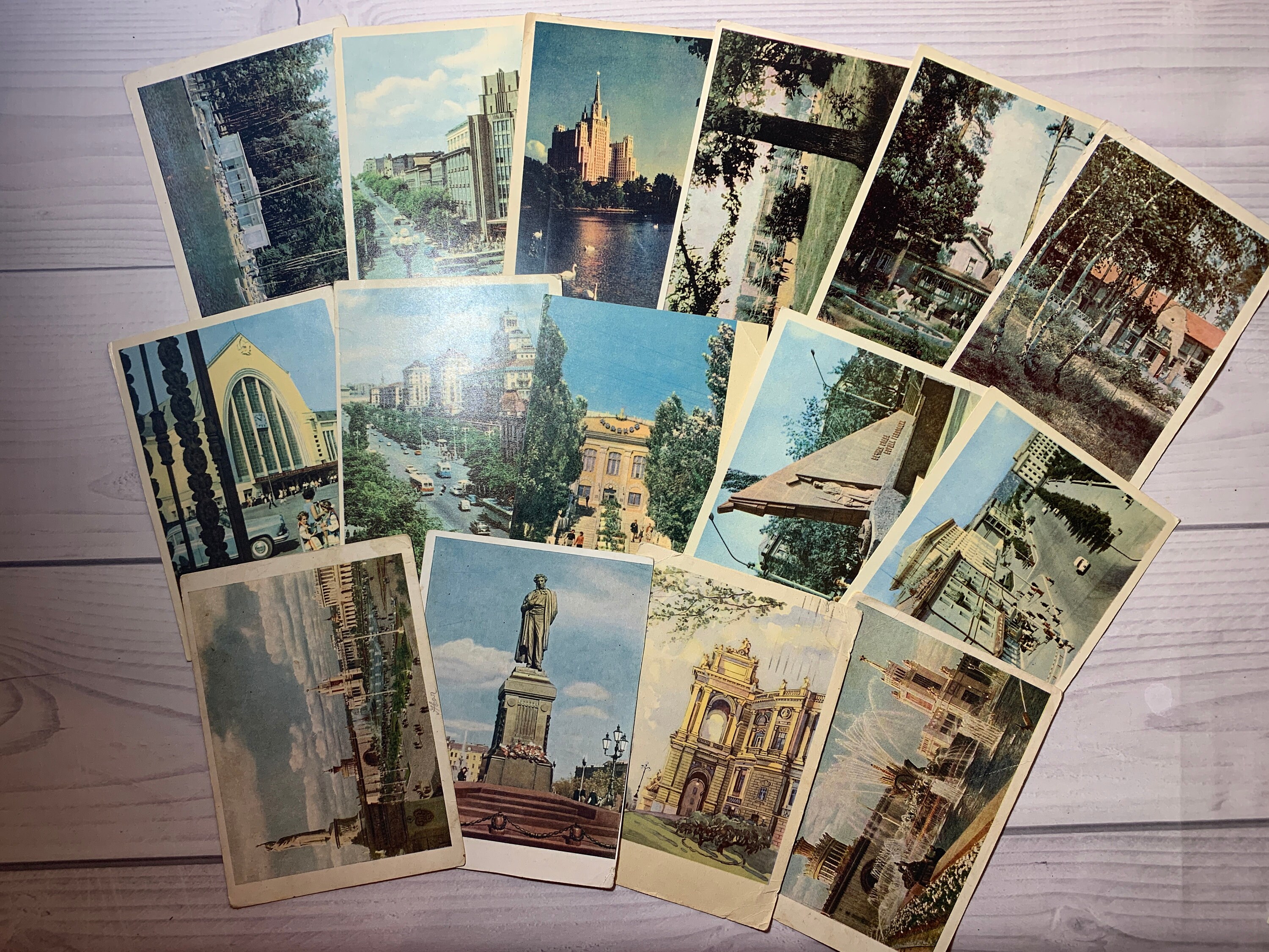 Paper & Party Supplies Postcards New Hermitage Cities Postcards Vintage ...