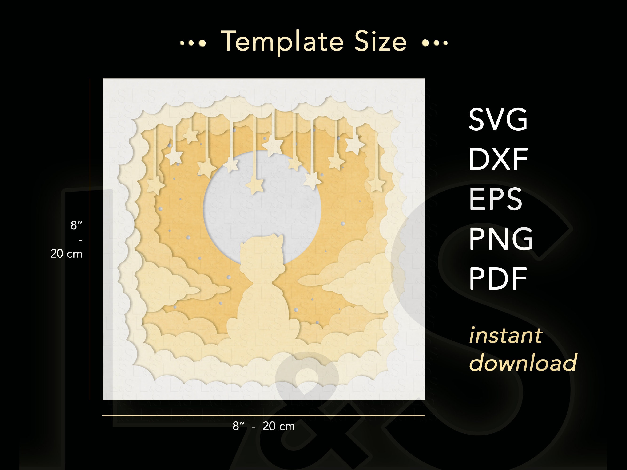 Customizable Baby Boy Shadow Box Svg Cricut, Nursery Shadowbox Svg File ...