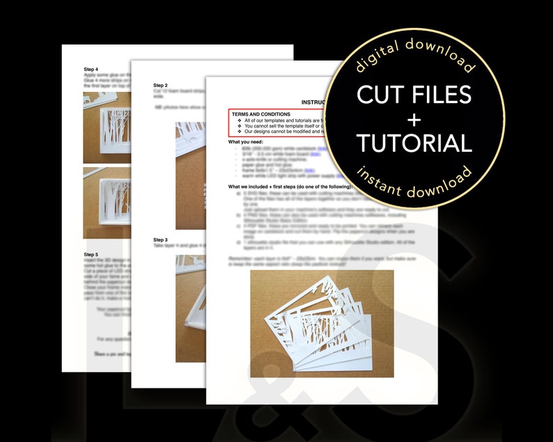 Best Friends Shadow Box Svg, Friendship Shadow Box Template, 3D Light ...