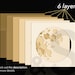 Moon Shadow Box Svg Files for Cricut, Layered Moon Svg, Paper Cut Light ...