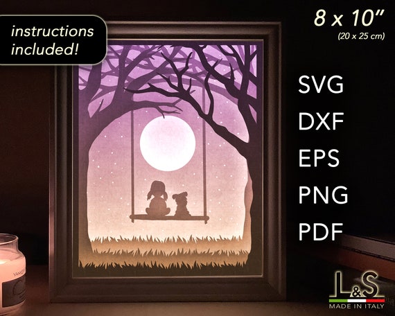 Baby Girl Shadow Box Svg Files for Cricut Kids Shadowbox | Etsy Canada