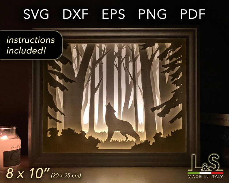 Forest Animals Shadow Box Bundle Forest Shadowbox Svg Files - Etsy