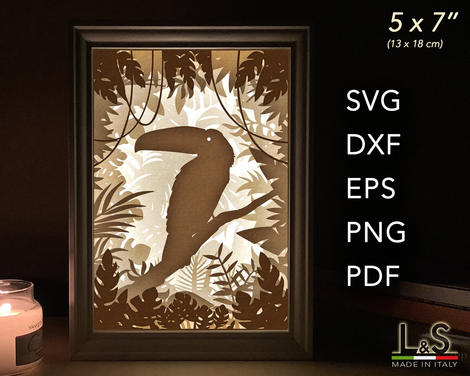 Bird Shadow Box Template Lighted Shadow Box Svg Bundle Paper - Etsy