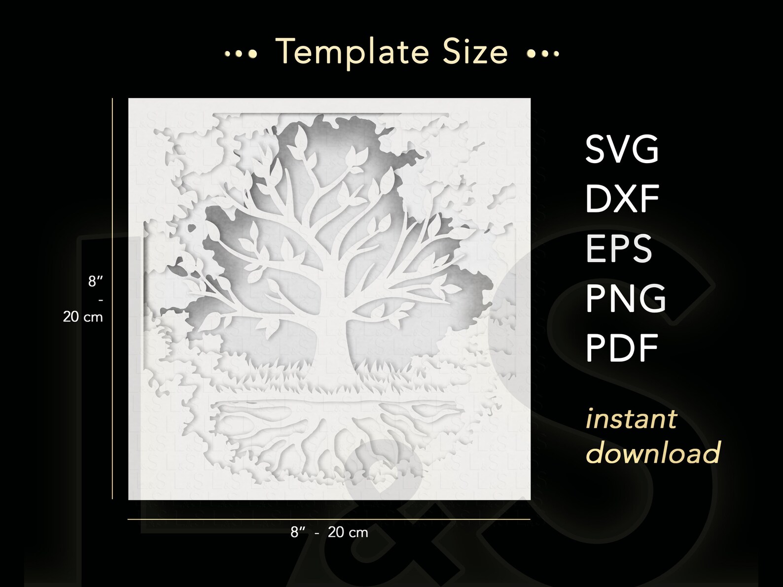 Layered Tree Shadow Box Svg Template 3D Tree of Life Svg - Etsy UK