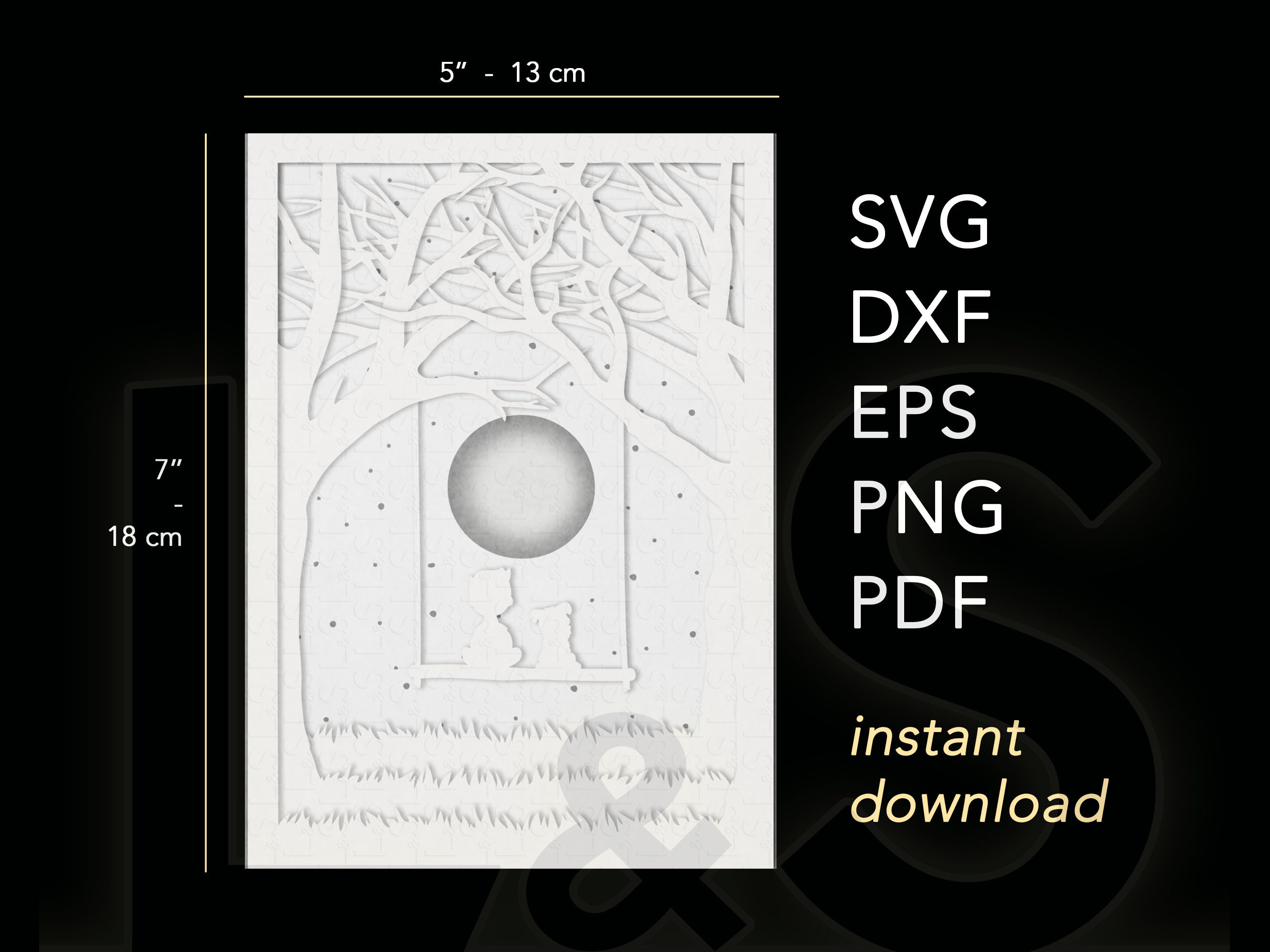 Dog Shadow Box Template Layered Shadow Box Svg Files for - Etsy