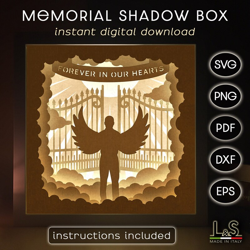 Memorial Shadow Box - Etsy