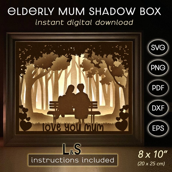 Mother Shadow Box - Etsy