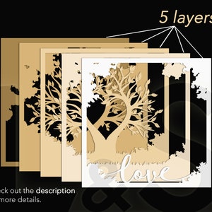 Custom Wedding Lightbox Svg, Personalized Family Shadow Box Svg ...