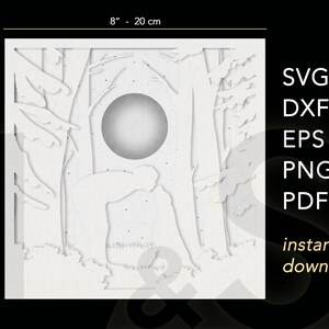 Layered Dog Shadow Box Svg Files for Cricut, 3D Dog Memorial Shadowbox ...