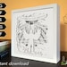 Customizable Memorial Shadow Box Svg Cricut, Layered Angel Shadowbox ...
