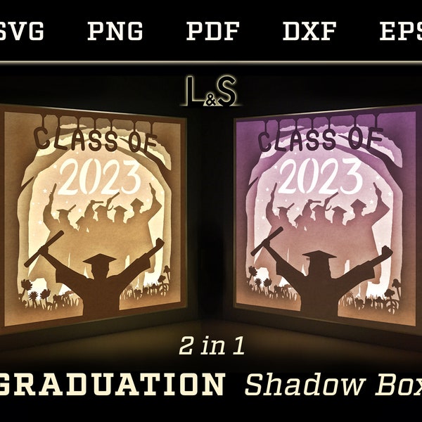 Graduation Layered Svg - Etsy