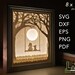 Baby Girl Shadow Box Svg Files for Cricut, Kids Shadowbox Template, 3D ...