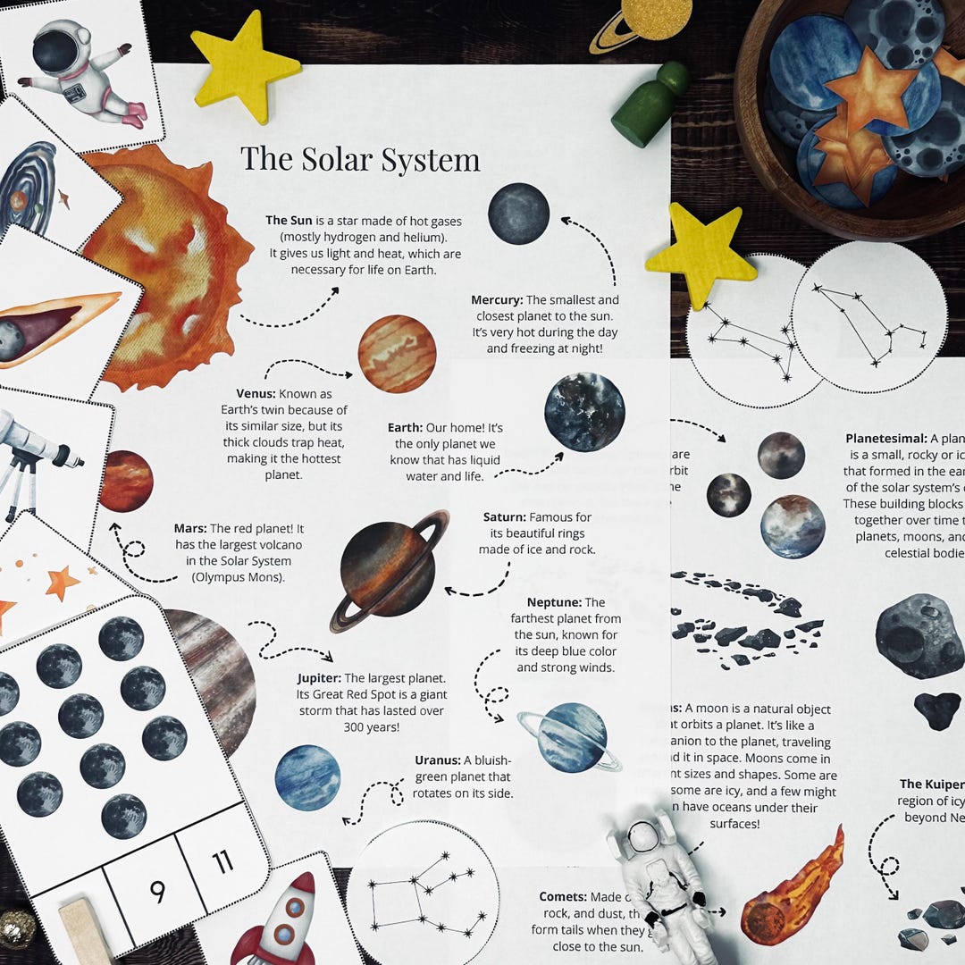 Space Explorers Unit Study - Etsy