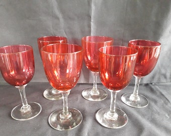 Cranberry glass | Etsy