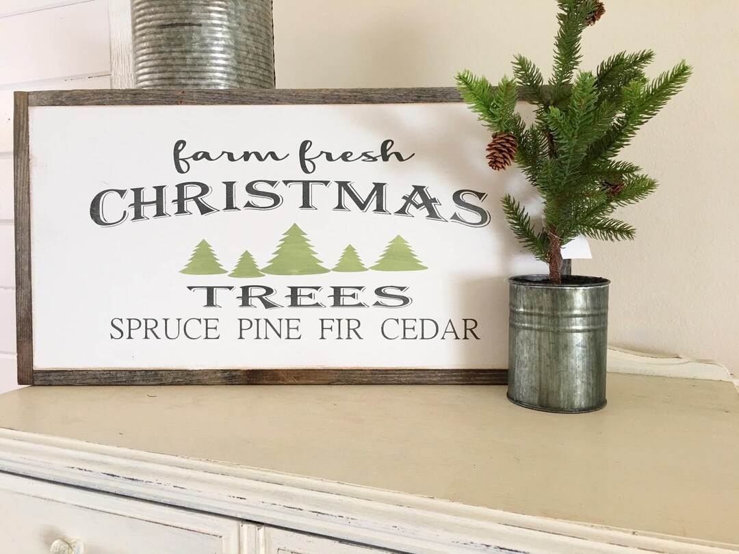 Tree Farm Sign - Etsy